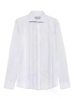 Canali Striped Shirt - White
