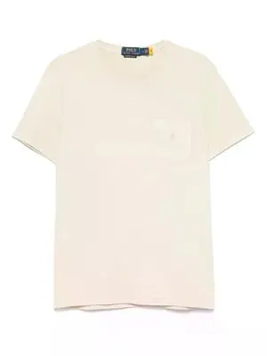 Polo Ralph Lauren Polo Pony-embroidered T-shirt - Neutrals