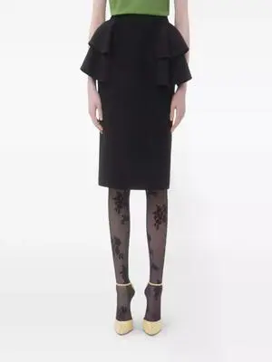 Valentino Garavani Crepe Couture Midi Skirt