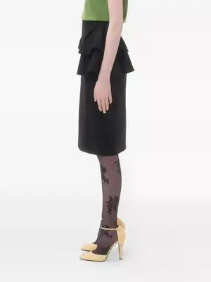 Valentino Garavani Crepe Couture Midi Skirt