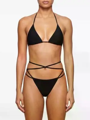 Norma Kamali Criss-cross Bikini - Black