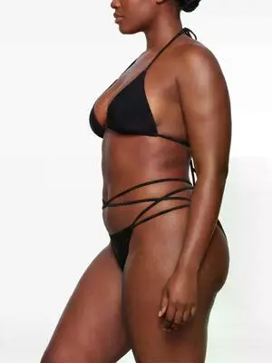 Norma Kamali Criss-cross Bikini - Black