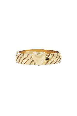 TIMELESS PRECIOUS Heart Bangle - 14k Yellow Gold