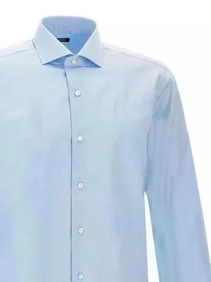 BARBA NAPOLI Cotton Shirt - Blue