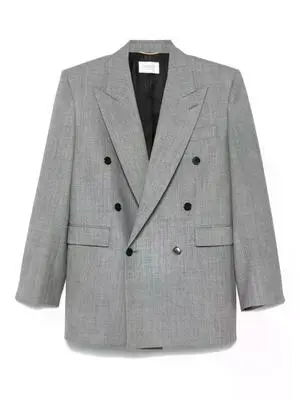 Saint Laurent Wool Double-breasted Blazer