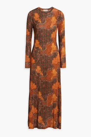 Women's Printed Stretch-Jersey Maxi Dresses