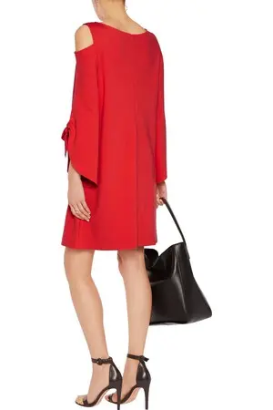 Iris & Ink Amelia Cold-shoulder Jersey Dress