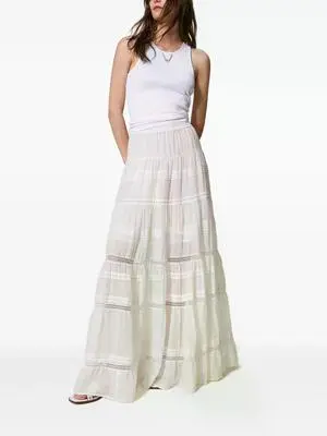 TWINSET Tiered Maxi Skirt