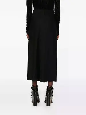 A.M.G. A-line Midi Skirt With Ruched Detail