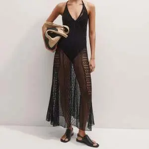 ME+EM Multiway Neck Ruched One Piece Swimsuit - Black