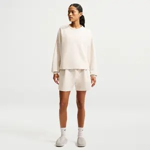 Nike 24.7 Impossiblysoft Dri-fit Oversized Crew-neck Top - Brown