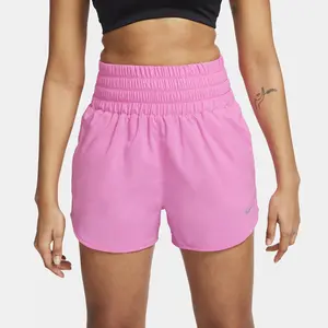 Nike One Dri-fit Ultra High-waisted 3" Brief-lined Shorts - Red