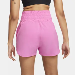 Nike One Dri-fit Ultra High-waisted 3" Brief-lined Shorts - Red
