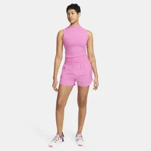 Nike One Dri-fit Ultra High-waisted 3" Brief-lined Shorts - Red