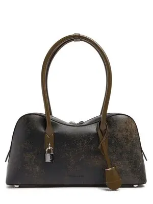 Stella McCartney Ryder Trompe O' Loeil Print Shoulder Bag - Mud