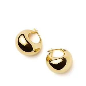 MISSOMA Sculptural Chubby Dome Small Hoop Earrings - Gold