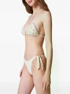 TWINSET Tie-fastening Bikini Bottom - Neutrals