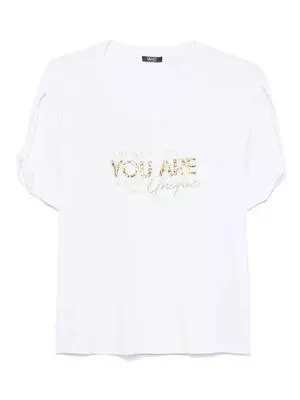Slogan Print Tops