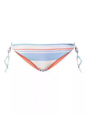 TWINSET Striped Triangle Bikini Bottoms - White