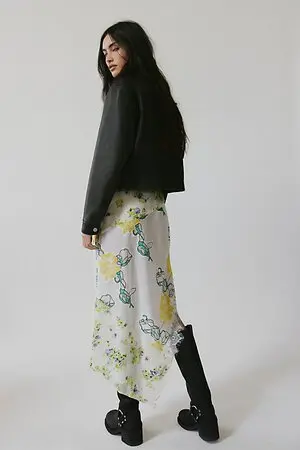 Anna Sui Asymmetrical Midi Skirt