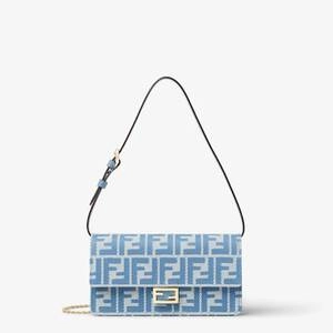 Fendi Wallet On Chain Baguette - Blue
