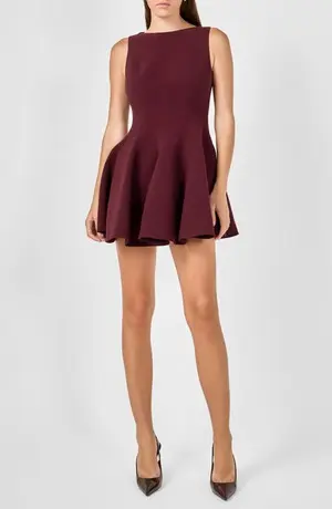 Endless Rose Sleeveless Fit & Flare Mini Dress