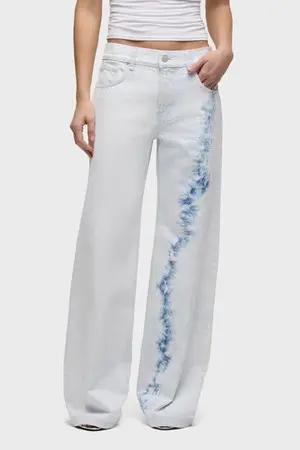Hudson Jeans Rylee Low-rise Loose Pant - Bleached Cloud