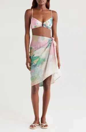 BOAMAR Karmi Cover-up Sarong - Pink Multi