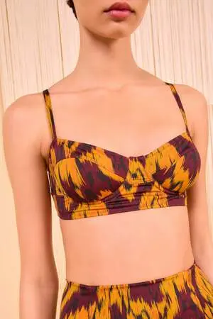 Ulla Johnson Zahara Bikini Top - Terra