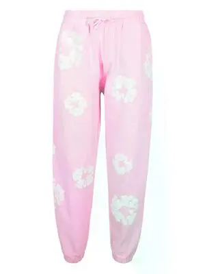 DENIM TEARS Cotton Wreath Track Pants - Pink