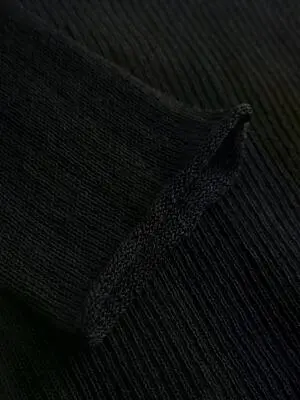 ELENA VELEZ Linen Knit Top - Black