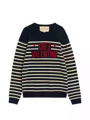 Valentino Garavani Striped Knitwear For Men