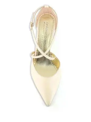 ANTONIO BARBATO MAESTRI VENEZIANI Cross-strap Leather Pumps