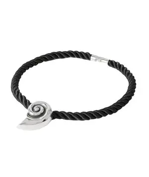 SOPHIE BUHAI Nautilus And Rope Necklace - Silver