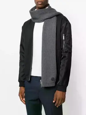Dsquared2 Ribbed Maple Logo Scarf