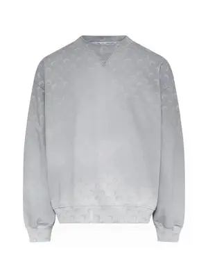 MARINE SERRE Moon Faded Fleece Oversized Sweatshirt
