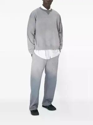 MARINE SERRE Moon Faded Fleece Oversized Sweatshirt