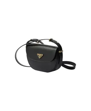 Prada Arque Leather Shoulder Bag