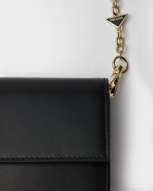 Prada Shoulder Strap Leather Wallet