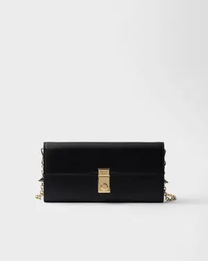 Prada Shoulder Strap Leather Wallet
