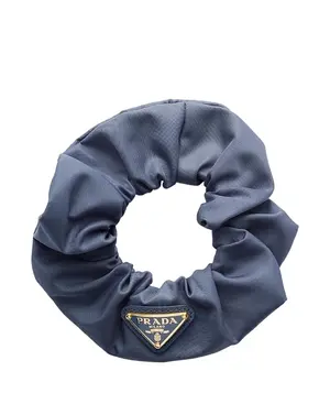 Prada Re-Nylon Scrunchie Blue