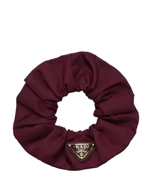 Prada Re-nylon Scrunchie - Burgundy