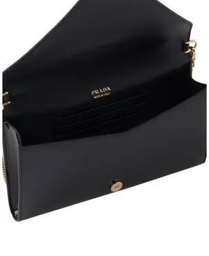 Prada Mini Patent Leather Bag - Black