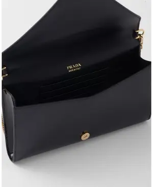 Prada Mini Patent Leather Bag - Black