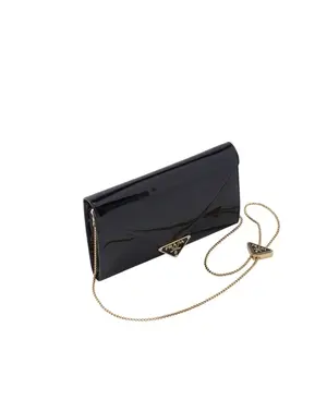 Prada Mini Patent Leather Bag - Black