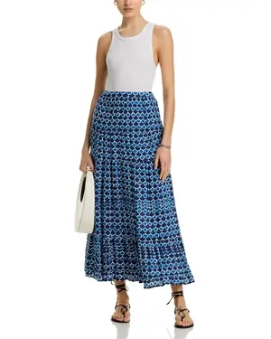 AREA STARS Fan Maxi Skirt