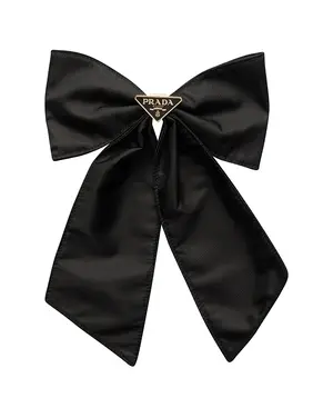 Prada Re-nylon Hair Clip - Black