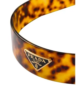 Prada Plexiglas Headband - Neutral