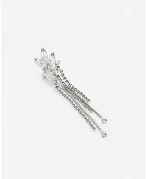 LANVIN Aede Crystal Earrings - Silver Crystal