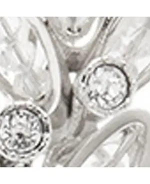 LANVIN Aede Crystal Earrings - Silver Crystal